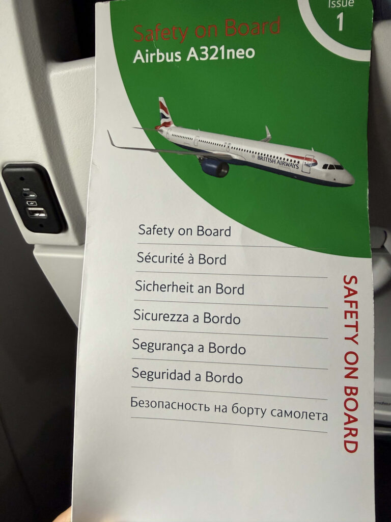 British Airways Club Europe Review: London to Lisbon Inflight Meal